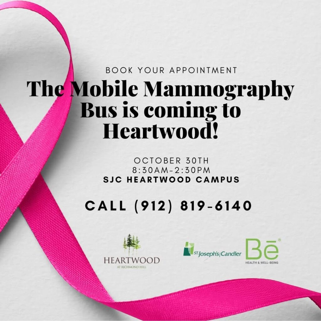 The Mobile Mammography Bus is Coming to Heartwood! - Richmond Hill ...